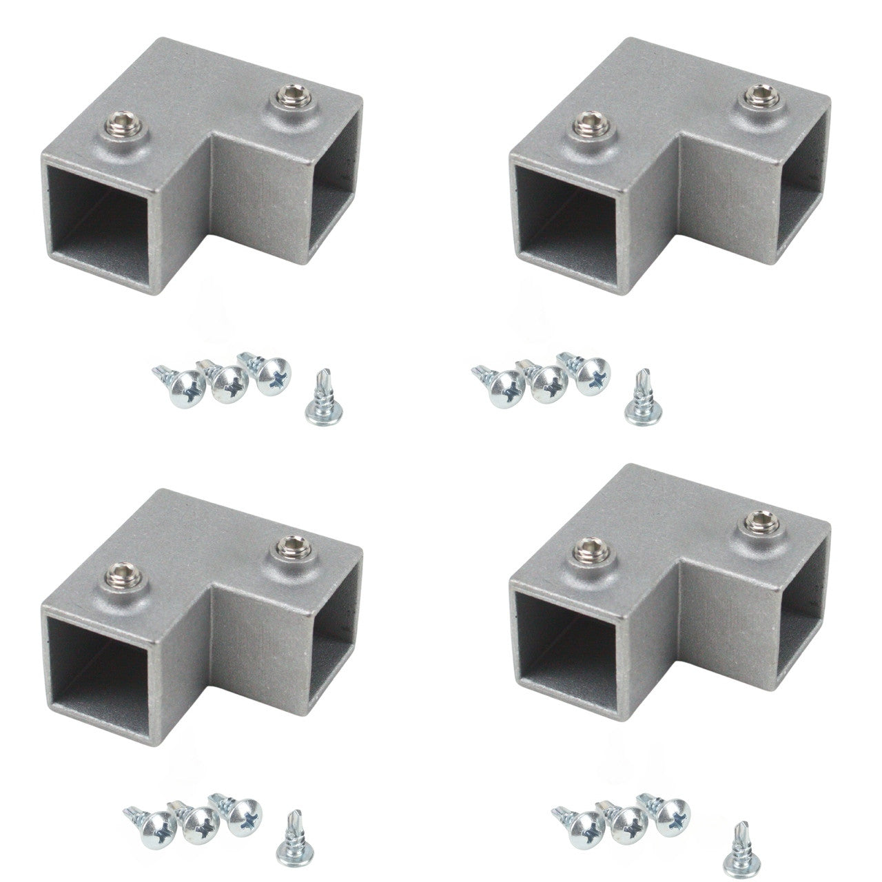 Tube Connectors for 1" square tubing; 90' Angle.Buy 4 or more and get ...